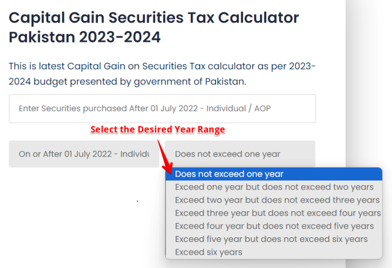 Gain Tax on Securities Calculator 2024-2025 - Accurate & Updated