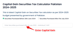 Gain Tax on Securities Calculator 2024-2025 - Accurate & Updated